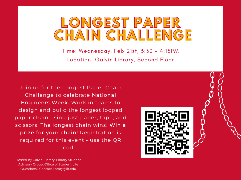 Longest Paper Chain Challenge | library.iit.edu